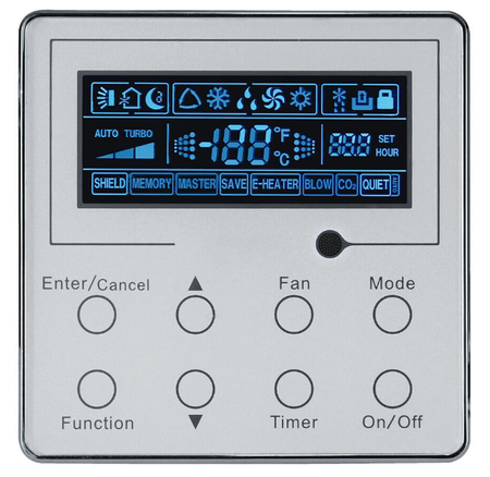 Sterownik przewodowy Wired Controller XK19 + przewód 8m | wentsystem.com