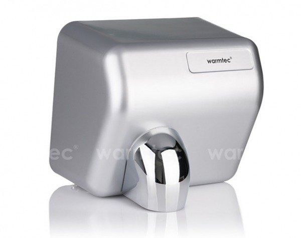 Suszarka do rąk Warmtec BarrelFlow srebrna | Sklep WENTSYSTEM
