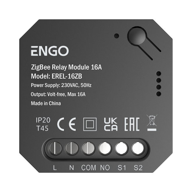 Inteligentny przekaźnik ZigBee ENGO Smart EREL-16ZB | wentsystem.com