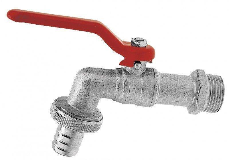 Zawór kulowy czerpalny ze złączką 1" KC3 FERRO | wentsystem.com